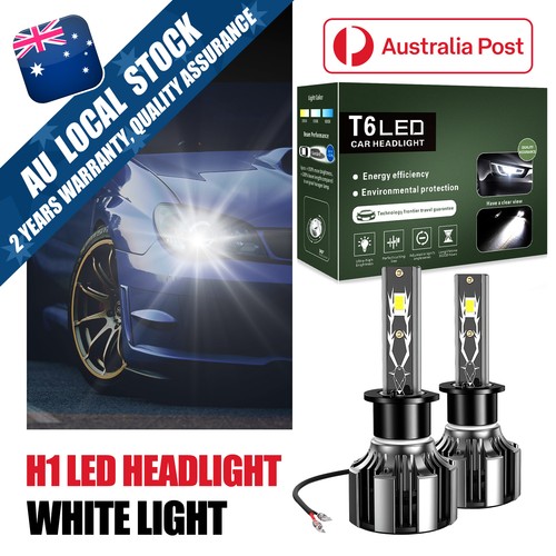 H1+T10 LED Headlights High Beam DRL Bulbs Conversion Kit 6000K 160W/per ...