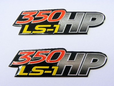 98-02 PONTIAC TRANS AM LS1 350HP ENGINE EMBLEMS BADGES | eBay