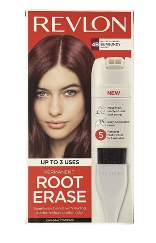 Revlon Permanent Root Erase 4B Burgundy Hair Color Touch Up ...