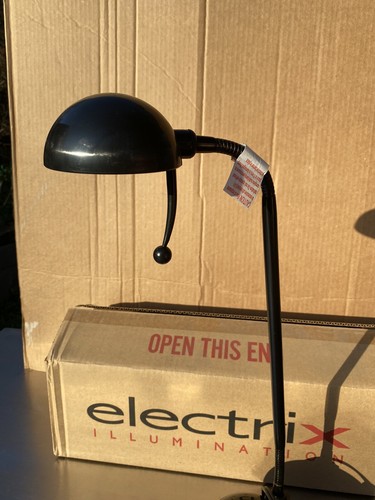 Electrix Halogen Desk Lamp Mounting 22" Reach Black #7250 for sale ...