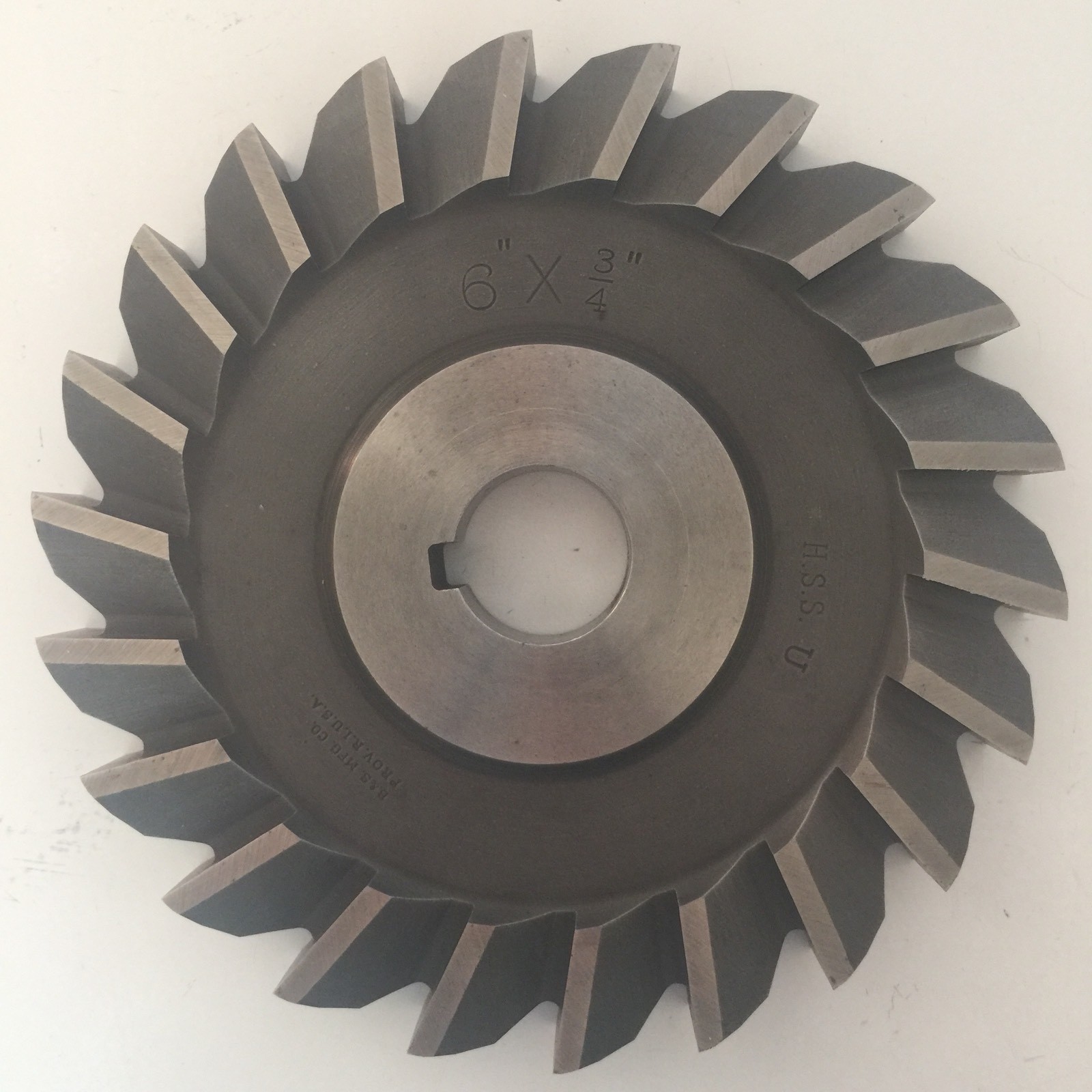 BROWN & SHARPE SIDE MILL CUTTER 6" X 3/4" X 1" HSS U STRAIGHT TEETH | eBay