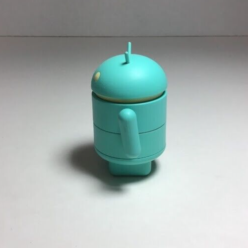 Android 3" Mini Robot Revolution Teal Retro V1950 by Google Rare! | eBay