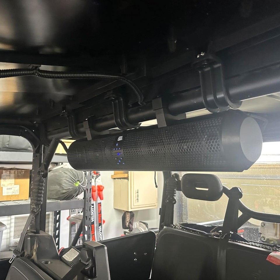 28'' UTV Sound Bar Speaker Audio System Bluetooth For Polaris RZR XP ...
