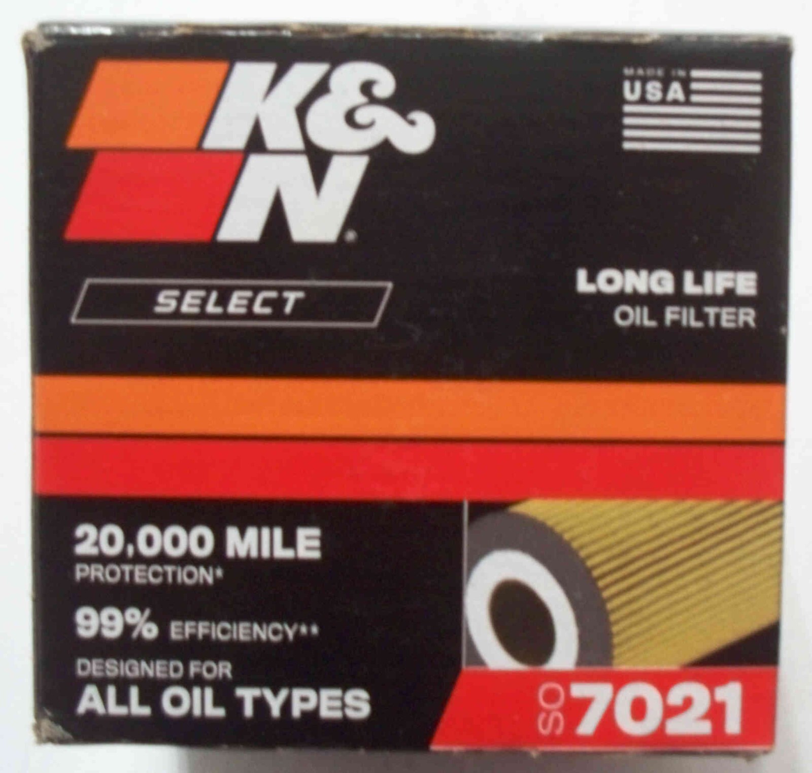 K&N Select Long Life Oil Filter - SO-7021 - Made in USA - Combine ...