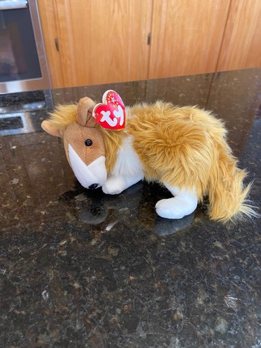 NWT 2000 Vintage TY “Cassie the Collie” Beanie Baby Stuffed Animal Dog ...