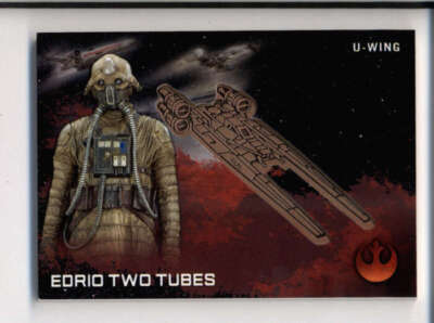 EDRIO TWO TUBES 2016 TOPPS STAR WARS ROGUE ONE U-WING MEDALLION RELIC ...