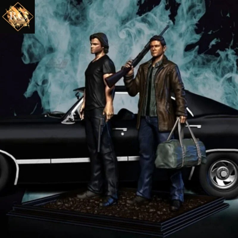 1/24 Resin Model Kit Sam & Dean from Supernatural Unassembled Unpainted ...