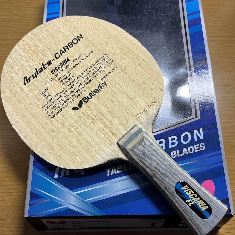 Butterfly Viscaria Arylate Carbon Table Tennis Racket | eBay