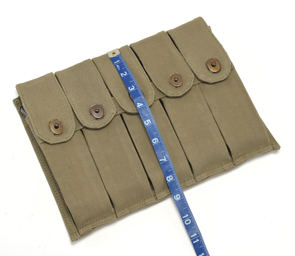 WW2 US Rigger made M1 Carbine 5 Cell Magazine Pouch Marked JT&L 1944 | eBay