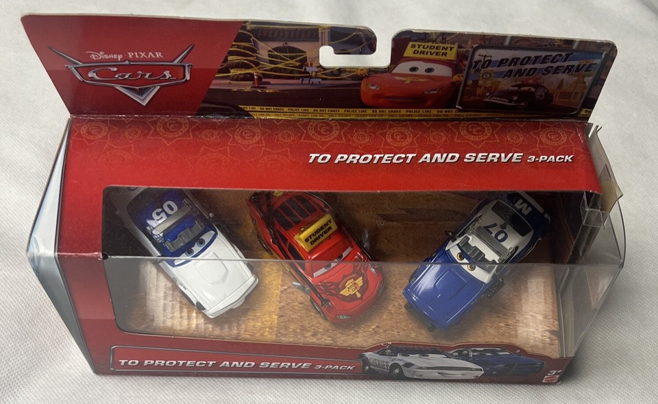 Disney Pixar Cars To Protect & Serve 3-pack Mike 07 Didi 05 Driving ...