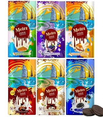 2x Meltz Dubai Chocolate Kunafa Premium Bar ** 192gms *(OREO KNAFEH ...