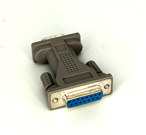 LOT OF 2 NEW VGA (HD15) MALE ADAPTER TO APPLE MAC DB15 FEMALE RM3-BIN4 ...