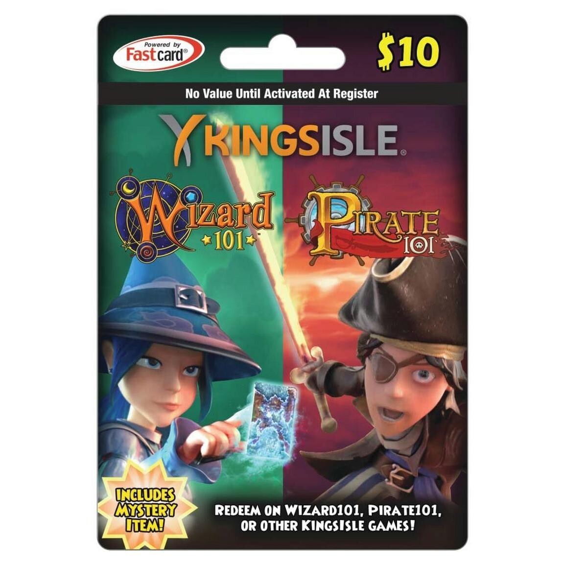 KingsIsle $10 Digital Prepaid Card Wizard101 Kroger Card / Pet Jewel ...