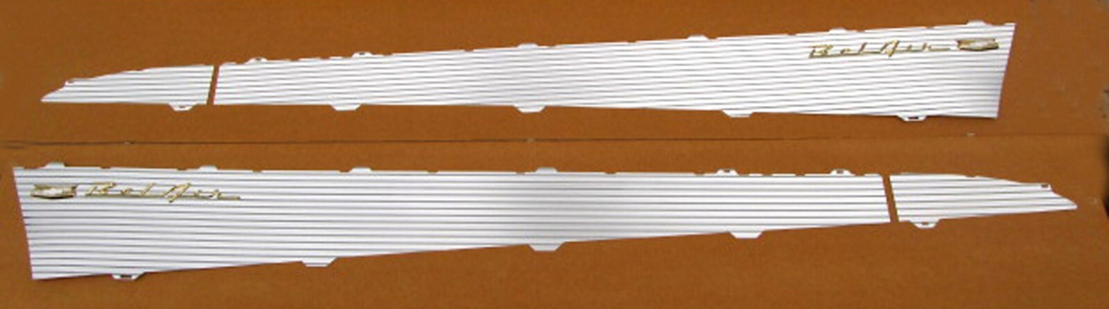 1957 CHEVY QUARTER PANEL ALUMINUM INSERTS BELAIR 4 DOOR HARDTOP (Sport ...