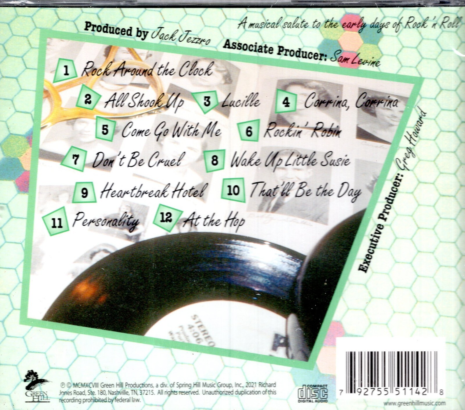 Rockin' in the Fifties by Sam Levine (Sax/Flute/Horn) (CD, 1998, Green ...