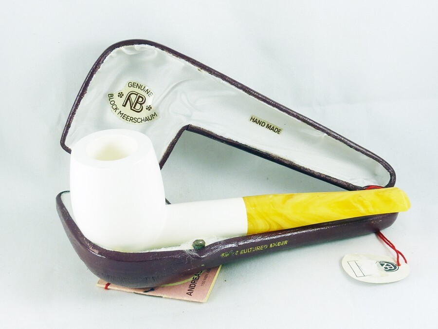 Meerschaum Pipe Andreas Bauer Austria Tobacco pipe pipa pfeife unsmoked ...