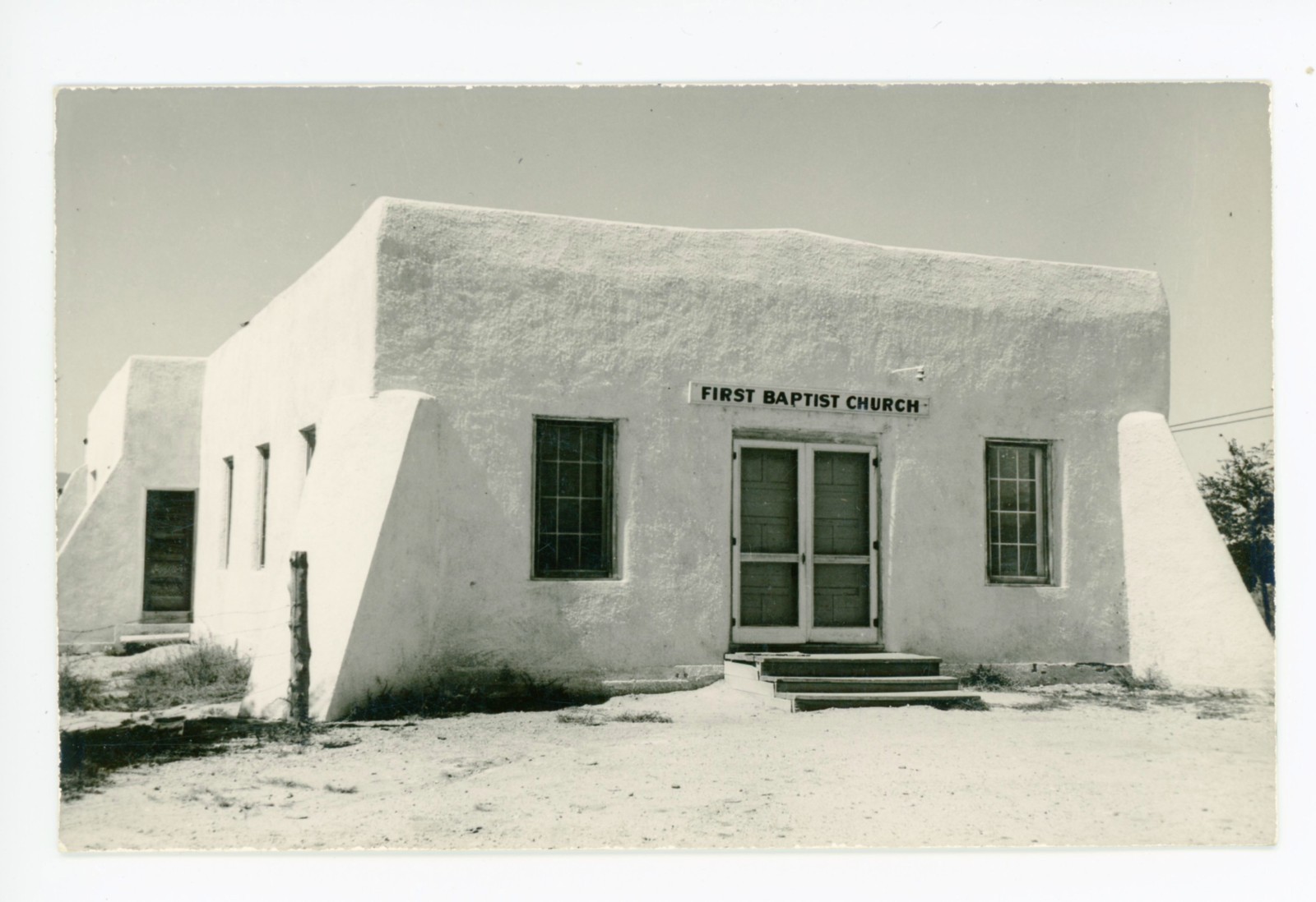 1st Baptist Church RPPC Fairview NM Vintage Adobe—Ghost Town 1940s | eBay