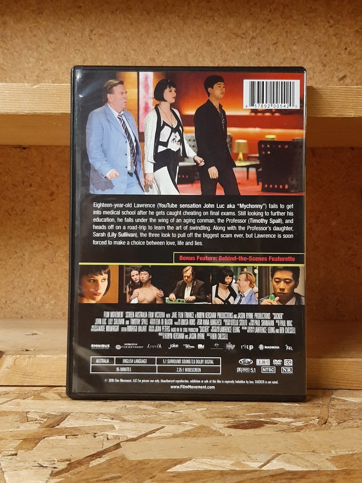 SUCKER DVD John Luc Lily Sullivan Timothy Spall FILM MOVEMENT ...