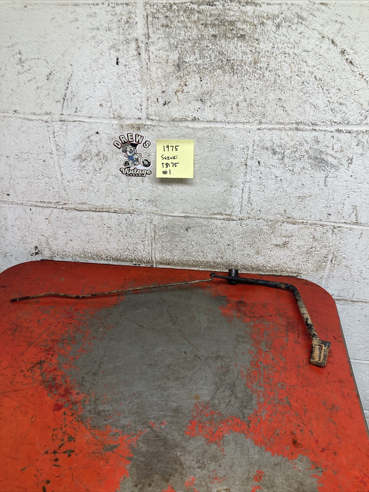 1975 Suzuki Tm75 Tm Mini Cross Brake Pedal And Rod | eBay