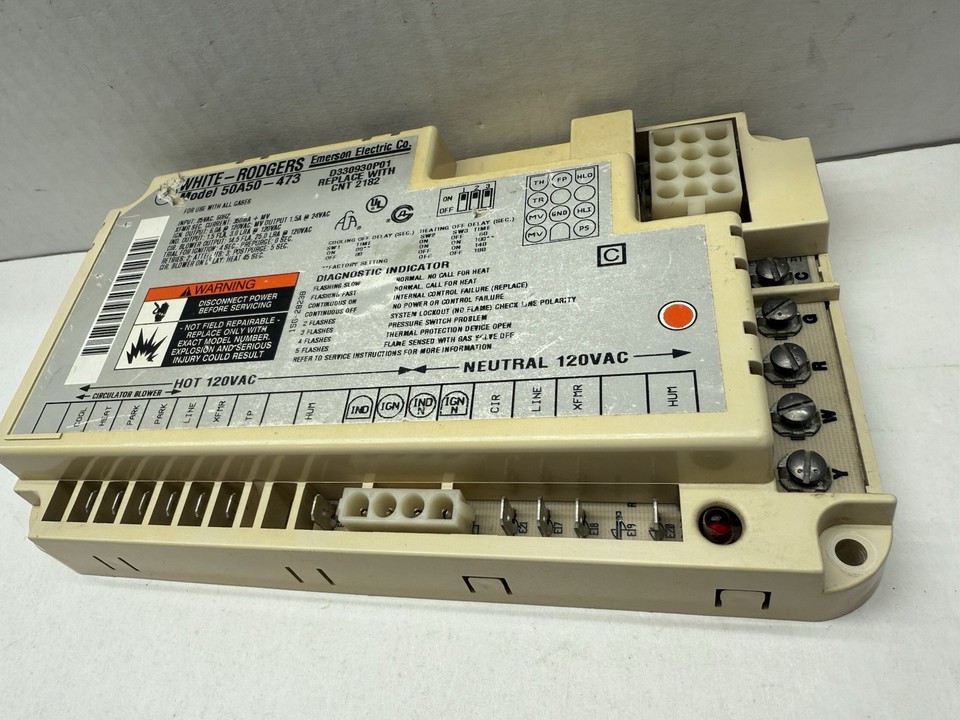 White Rodgers D330930P01 Furnace Control Circuit Board 50A50-473 | eBay