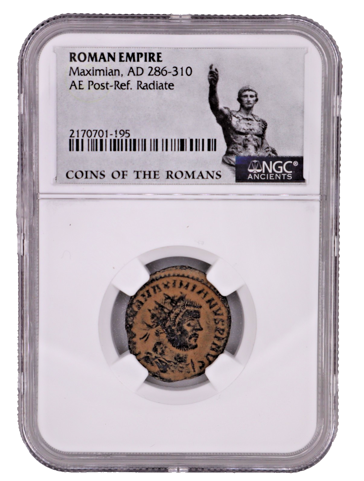 Maximian (AD 286–310) AE Bronze Roman Coin NGC Ancients Certified (Sand ...