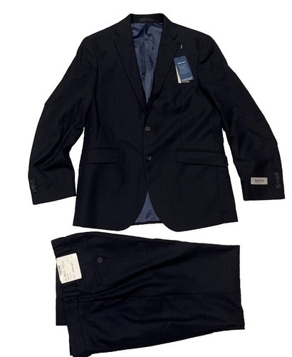 Kenneth Cole Reactions Mens 38R 34x32 Slim Fit Blue 2 Piece Suit | eBay