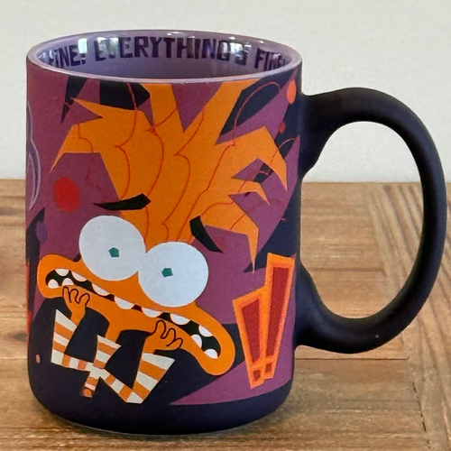 Disney Pixar Inside Out 2 ANXIETY & FEAR Soft Touch Ceramic 18 oz Mug ...