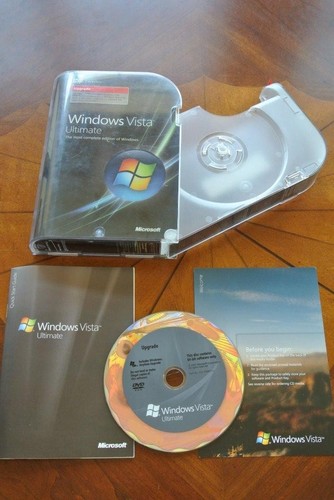 Genuine Microsoft Windows Vista Ultimate Upgrade Version 64 Bit W ...