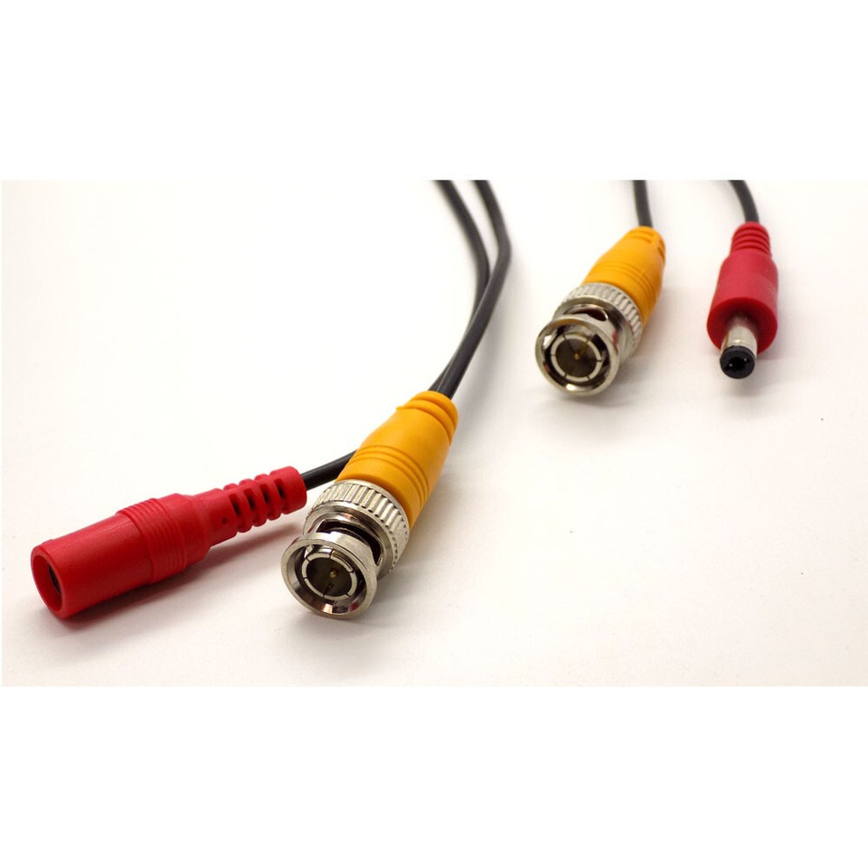 BNC DC Power Lead CCTV Security Camera DVR Video Camera Extension Cable ...