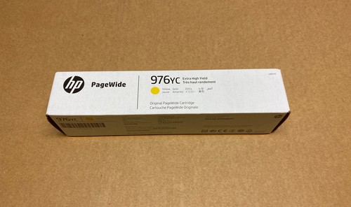 Genuine HP 976YC Yellow EXTRA HIGH YIELD PAGEWIDE LOS31YC Mar/21 | eBay ...