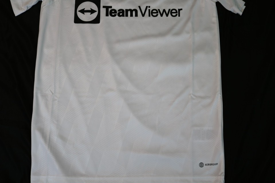 Adidas Manchester united Away White Soccer Jersey Men's Size: S H13880 ...