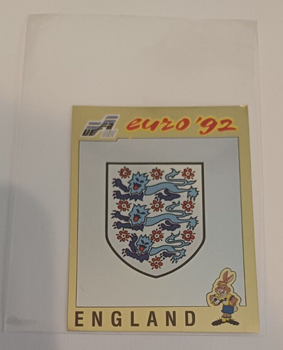 Image Sticker Vignette n°92 ECUSSON LOGO BADGE ENGLAND UEFA EURO 92 ...