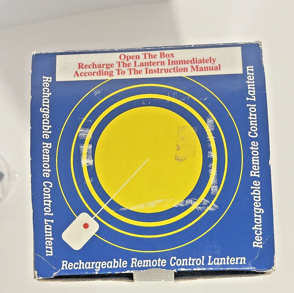 Rechargeable Remote-Control Lantern RCL 3000 Vintage EZ Sales Open Box ...
