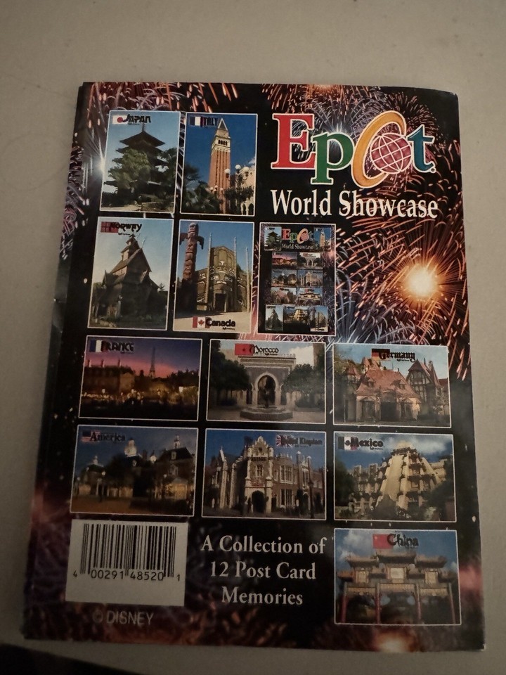 Vintage Epcot Disney 12 postcard collection countries | eBay