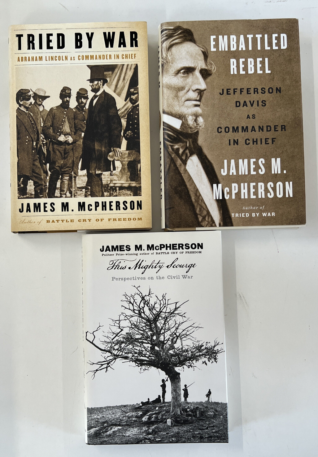 Tried By War, Embattled Rebel & This Mighty Scourge by James McPherson ...