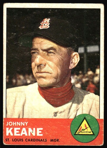 1963 Topps Johnny Keane #166 St. Louis Cardinals | eBay