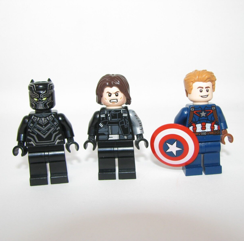 LEGO Marvel 76047 Black Panther Winter Soldier Bucky Minifigure sh257 ...