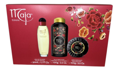 Maja 3 PC Gift Set Eau de Toilette, Talcum Powder and Perfumed Soap | eBay