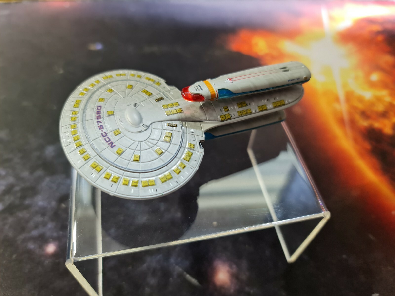 NO MODEL - CUSTOM DECALS FOR EAGLEMOSS USS BURAN CHALLENGER CLASS ...