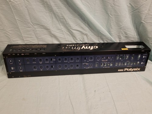 Korg Polysix Synthesizer Original Metal Front Faceplate | eBay