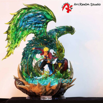 One Piece Marco Statue The secular bird Phoenix Painted Resin Art Realm ...