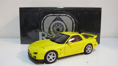 1:18 POLAR MASTER MODELS MAZDA RX-7 YELLOW FULL OPENED DIECAST CARS | eBay