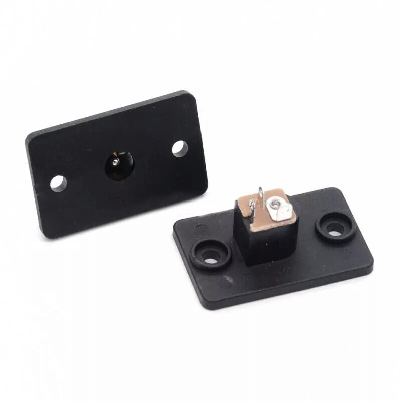 Female Rectangle Socket & Male Jack Panel Mount DC 12V Barrel Plug ...