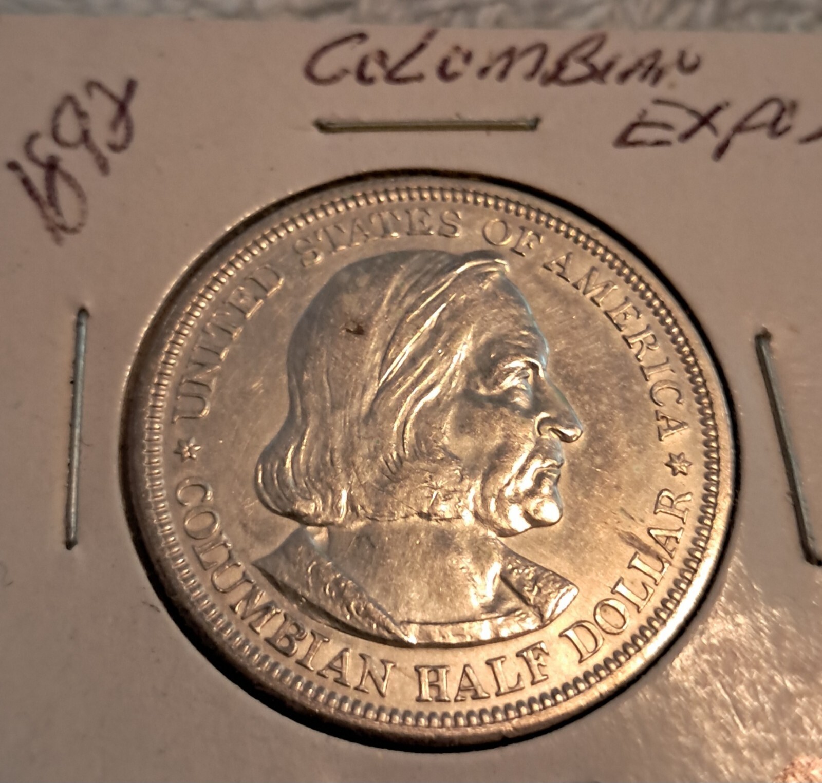 1892 Columbus Exposition Commemorative Silver Half Dollar "B/U" lot C/K ...
