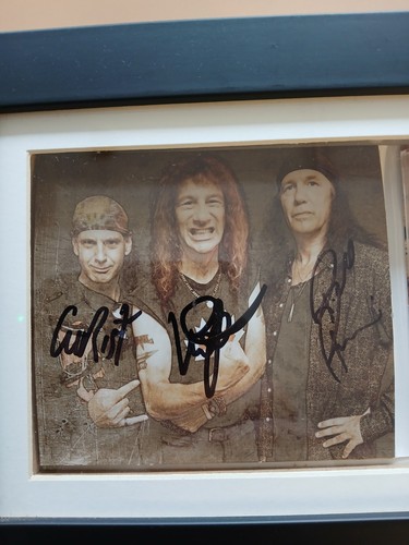 Anvil Pounding The Pavement Autographed Band Signed Lips Kudlow Robb ...