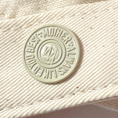 Mother x Carolyn Murphy Ankle Slapper Pants Womens Size 24 Cream NWT ...