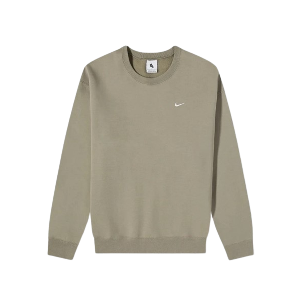 Nike NRG Solo Swoosh Crew Fleece Light Army Top Official | eBay