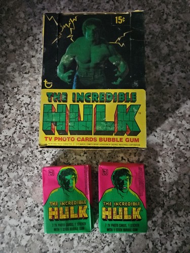 1979 Topps The Incredible Hulk Wax Pack Box With 6 Packs | eBay