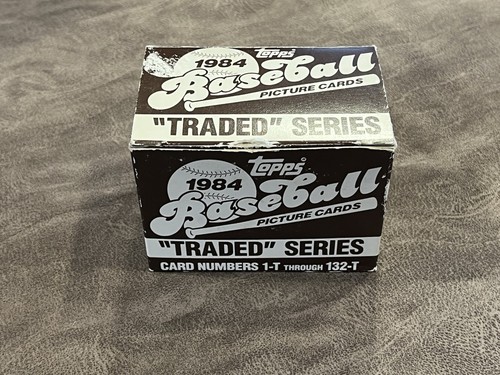 1984 Topps Traded Baseball Complete Set 132 Cards IN BOX Gooden RC ...