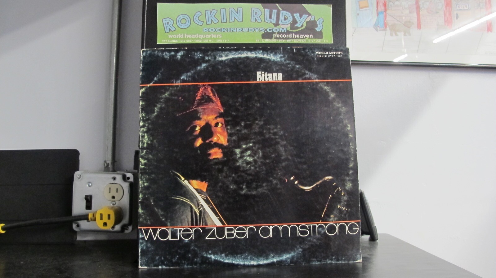 WALTER ZUBER ARMSTRONG, KITANA - AUTOGRAPHED LP WA 1002 FREE JAZZ | eBay